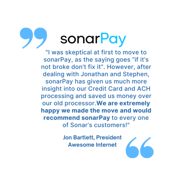 sonarPay | Sonar Software