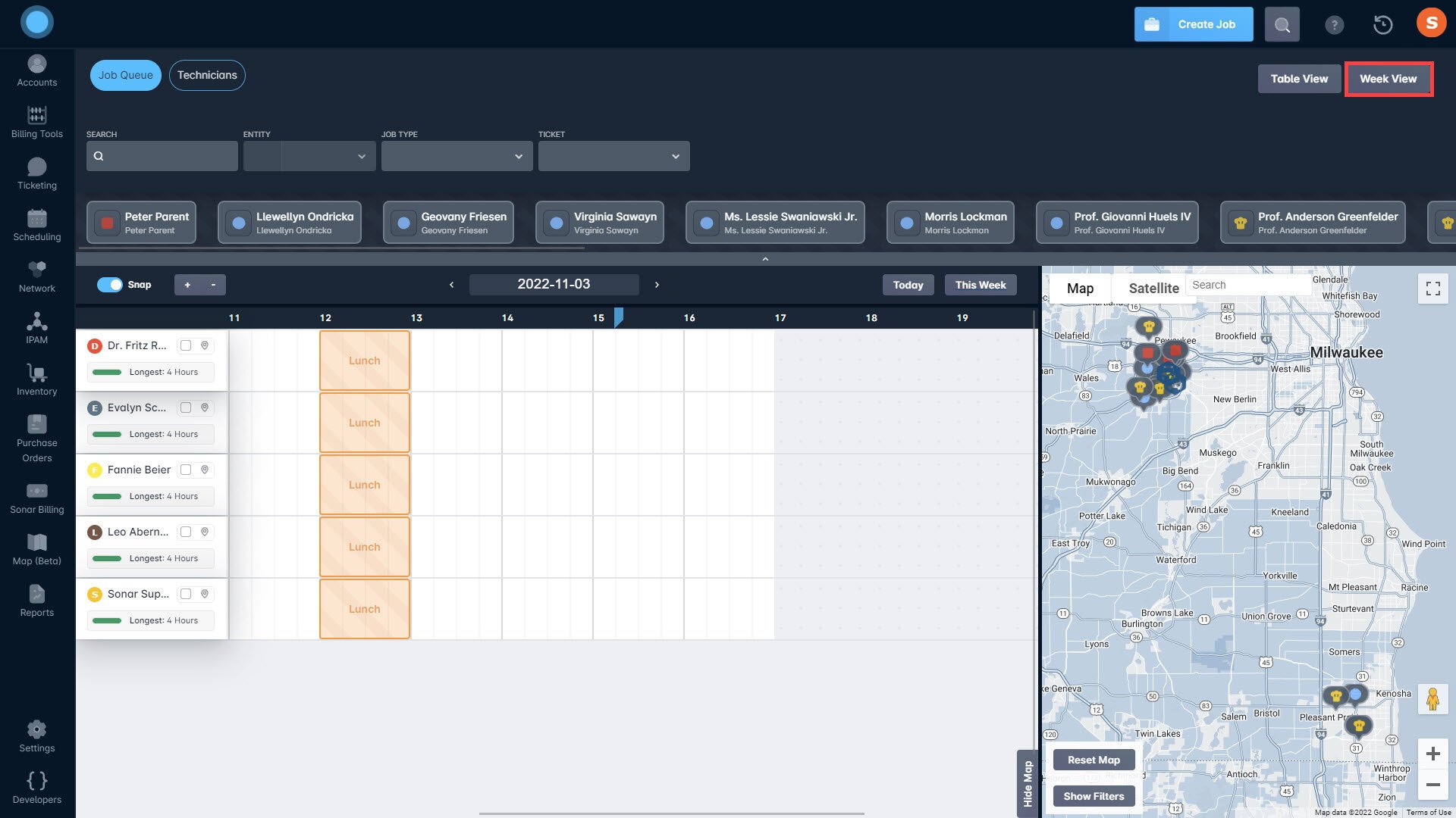 Optimize Service Delivery with Sonar’s Scheduling Features